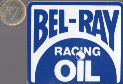 AUTOCOLLANT. Moto. Lubrifiants. BEL RAY Racing Oil | eBay