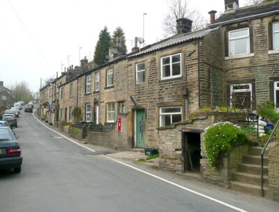 Photo 6x4 Bank Street, Jackson Bridge Holmfirth The letter box is ...