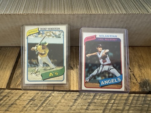 1980 Topps Complete Set - #482 Rickey Henderson (RC), Nolan Ryan | eBay