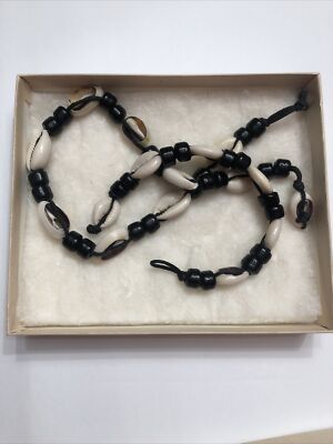African Authentic Shells Necklace And Bracelet | eBay