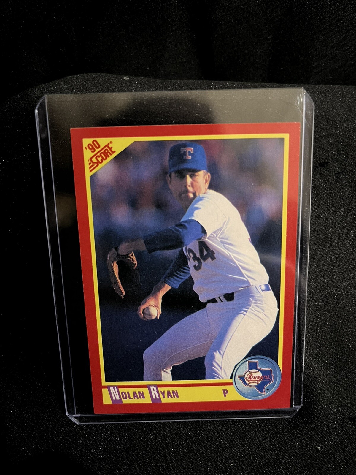 1990 Nolan Ryan Score #250 MLB Baseball Texas Rangers Card NM HOF 300 ...