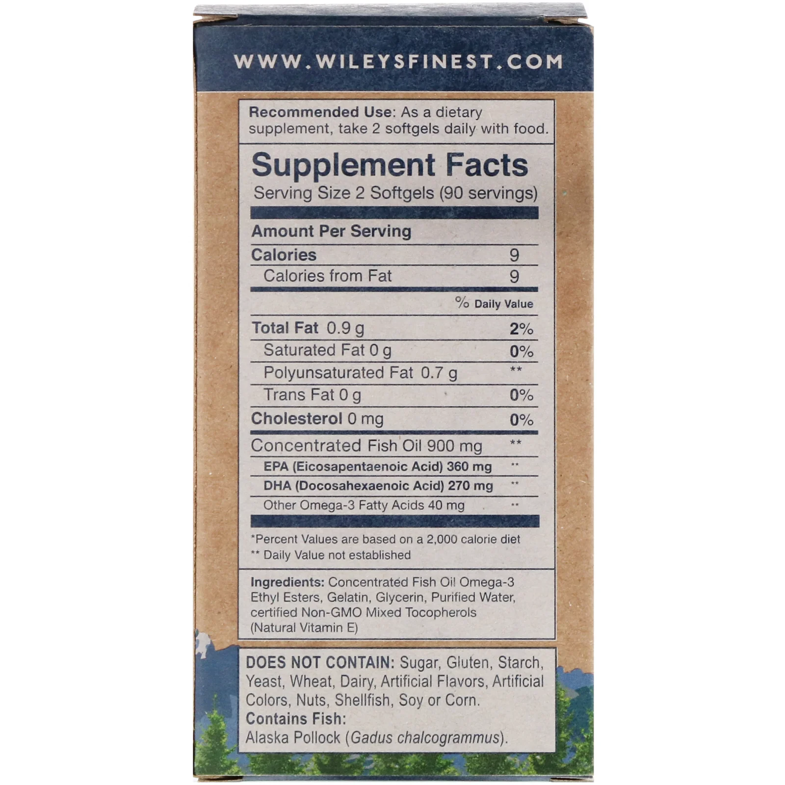 Wiley's Finest, Wild Alaskan Fish Oil, Easy Swallow Minis, 450 mg, 180 ...