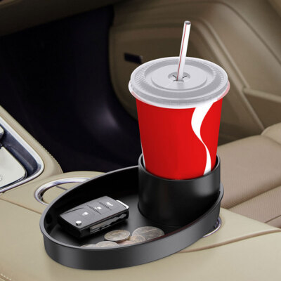 1Pc Car Interior Cup Holder Drink Bottle Food Storage Box Organizer ...