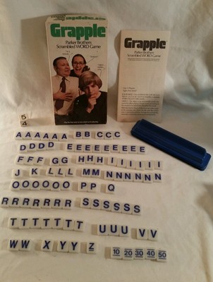 1973 GRAPPLE Word Board Game Parker Brothers Vintage REDUCED | eBay