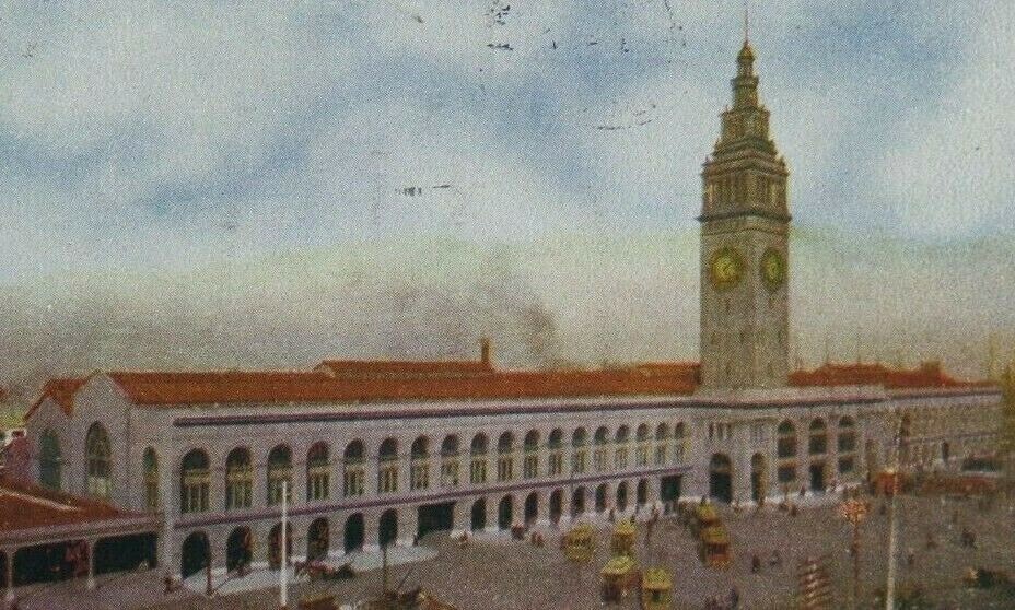Ferry Building San Francisco California Richard Behrendt 1905 UDB ...