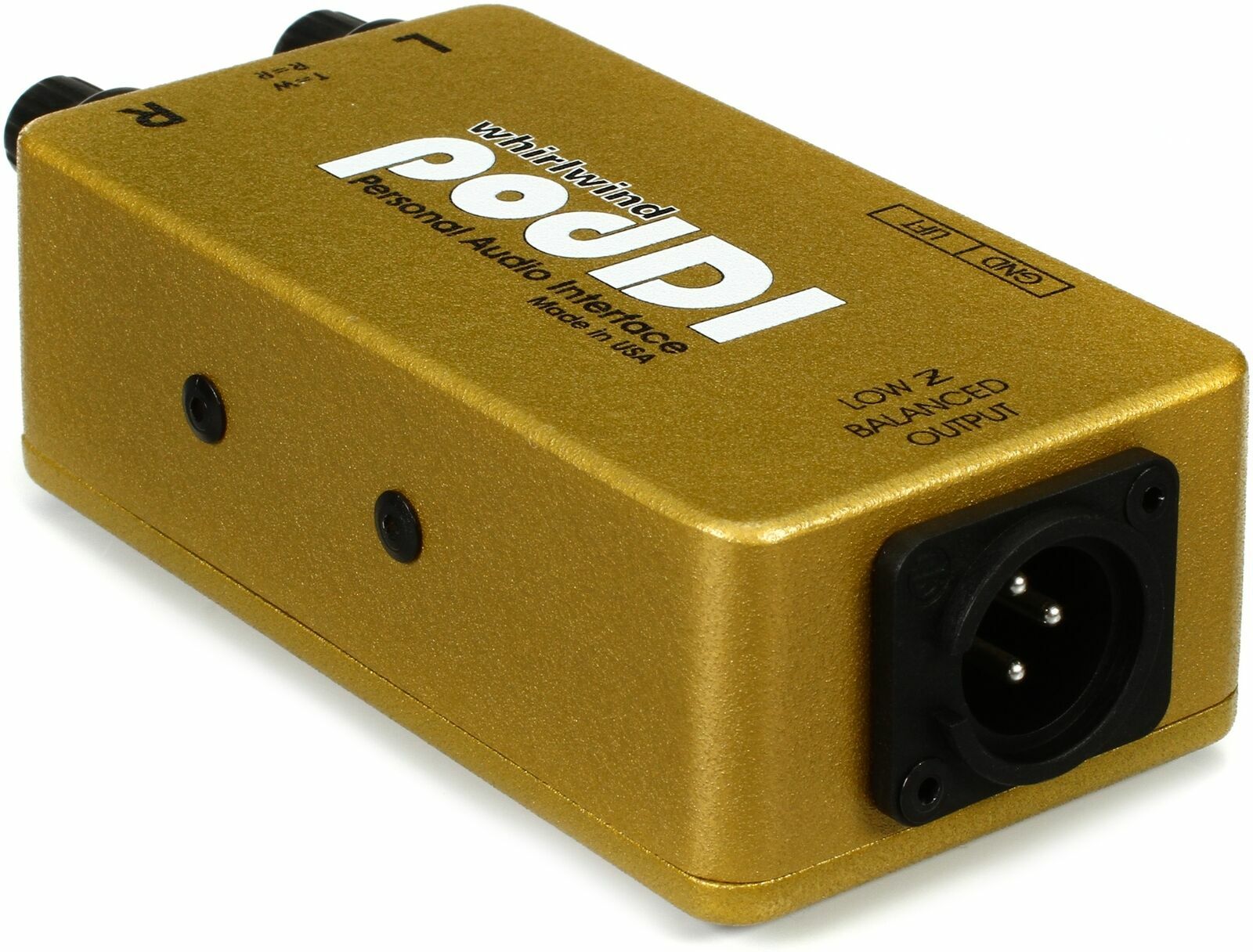 Whirlwind PodDI Personal Audio Interface Direct Box Smart Phone Laptop ...