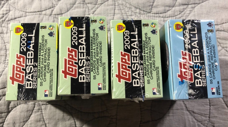 2009 Topps Series 1 & 2 Baseball CEREAL Factory Sealed Boxes Lot of 4 ...