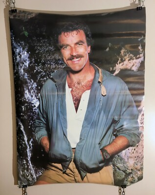 Vintage VTG Original Tom Selleck Poster 1982 Magnum P.I. Short Shorts ...