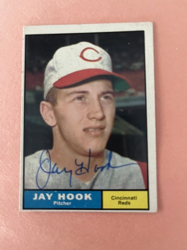 1961 Topps #162 Cincinnati Reds Jay Hook Autograph. | eBay