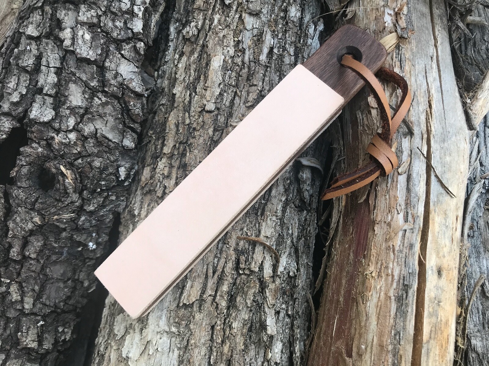 Field Strop with Lanyard hole Walnut 6"X1", Razor, Knife, Tool ...