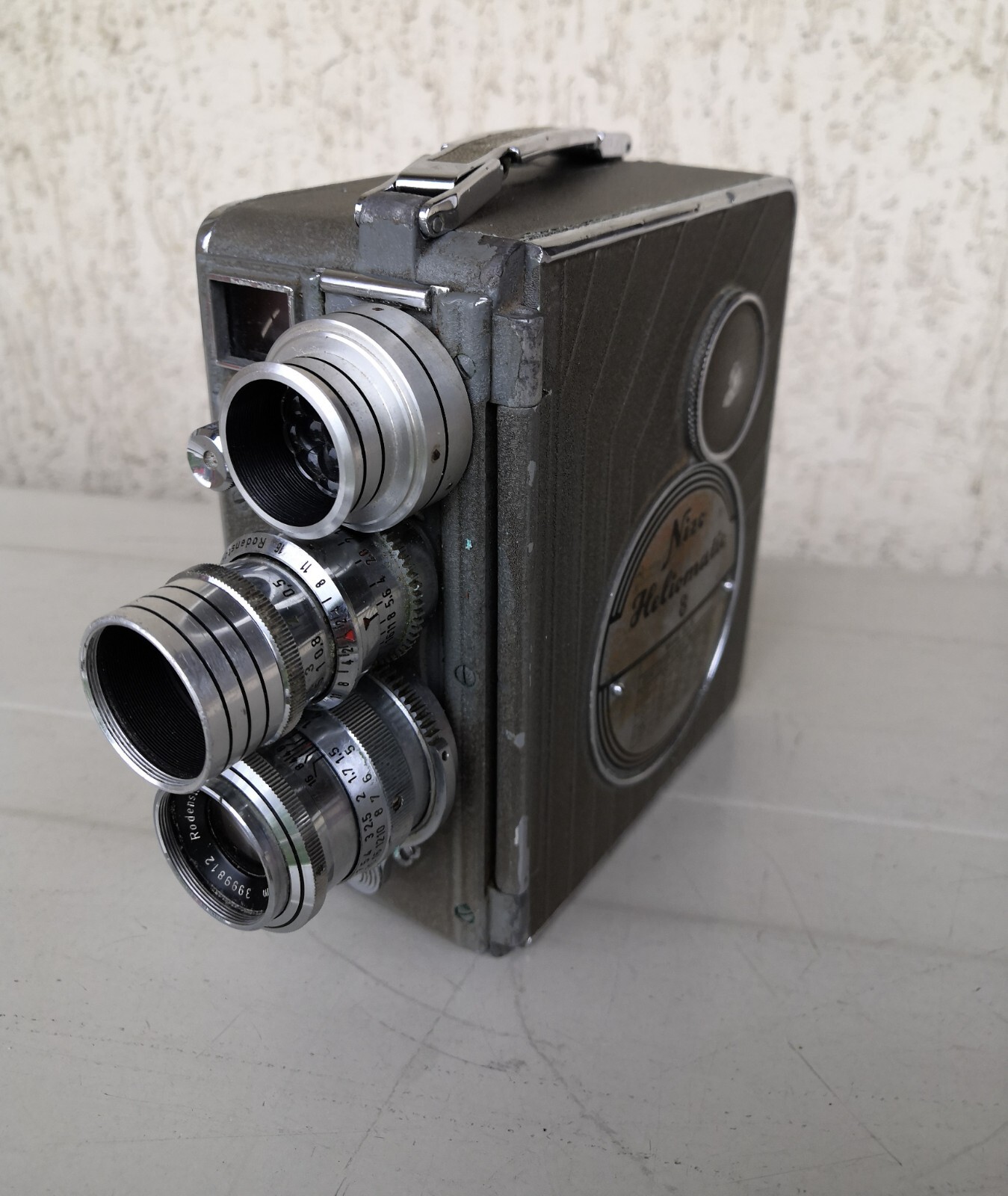 Filmcamera vintage NIZO Heliomatic 8 2x8 mod. S2R con borsa e Obiettivo ...
