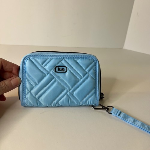 Lug Legacy Rodeo RFID Wristlet Wallet Bubble Blue 4 x 6 NWT | eBay