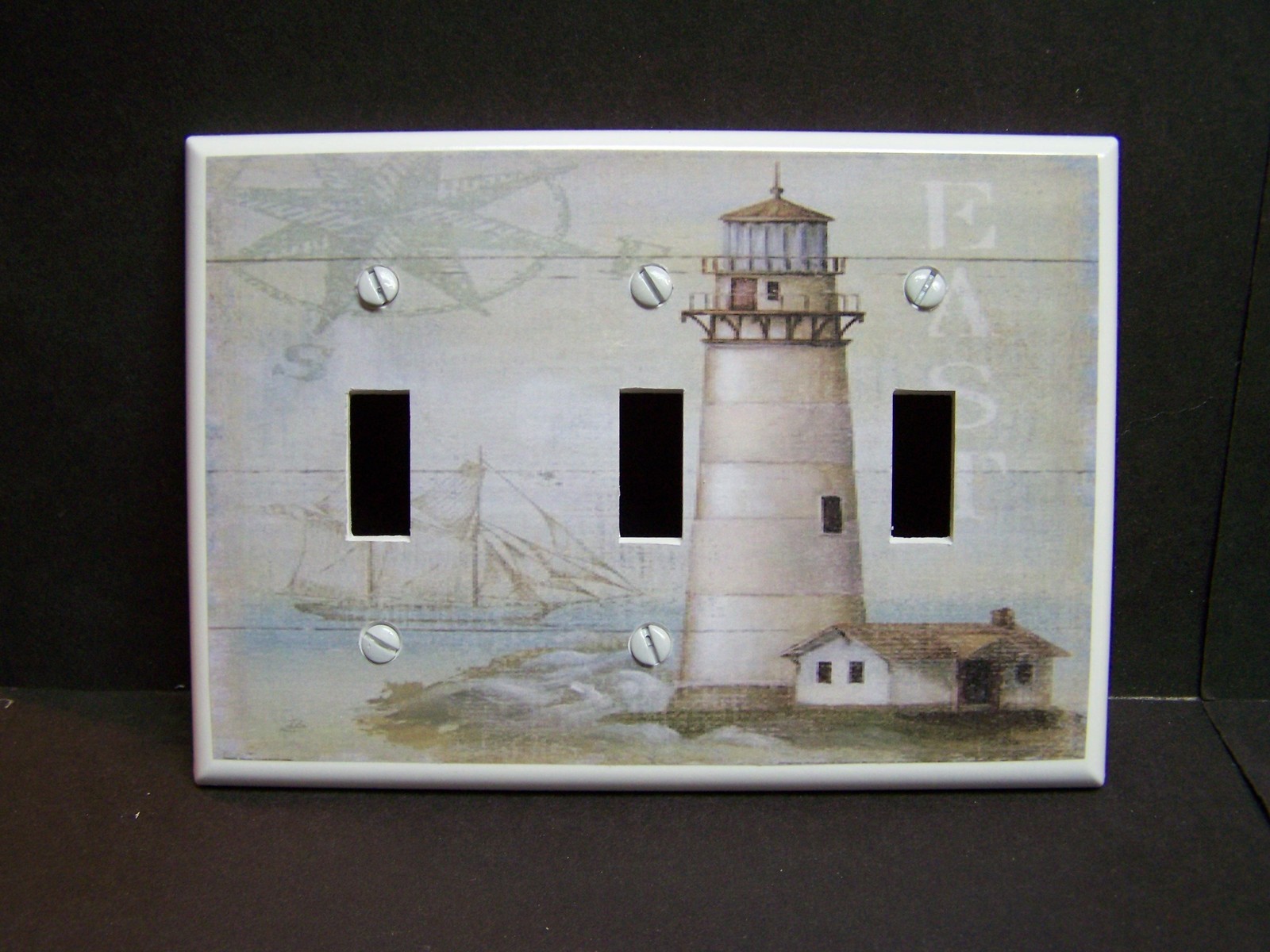 LIGHTHOUSE NAUTICAL #3 LIGHT SWITCH COVER PLATE OR OUTLET COVER | eBay