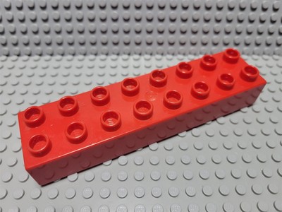 LEGO DUPLO Red 2x8 Building Brick Piece | eBay