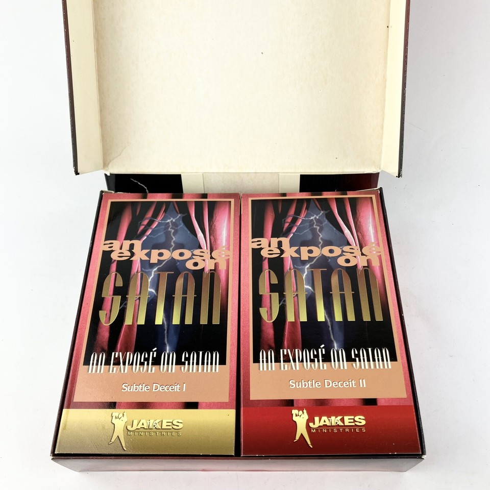 TD Jakes An Expose on Satan Subtle Deceit 1&2 Downward Motion 1&2 4 VHS ...