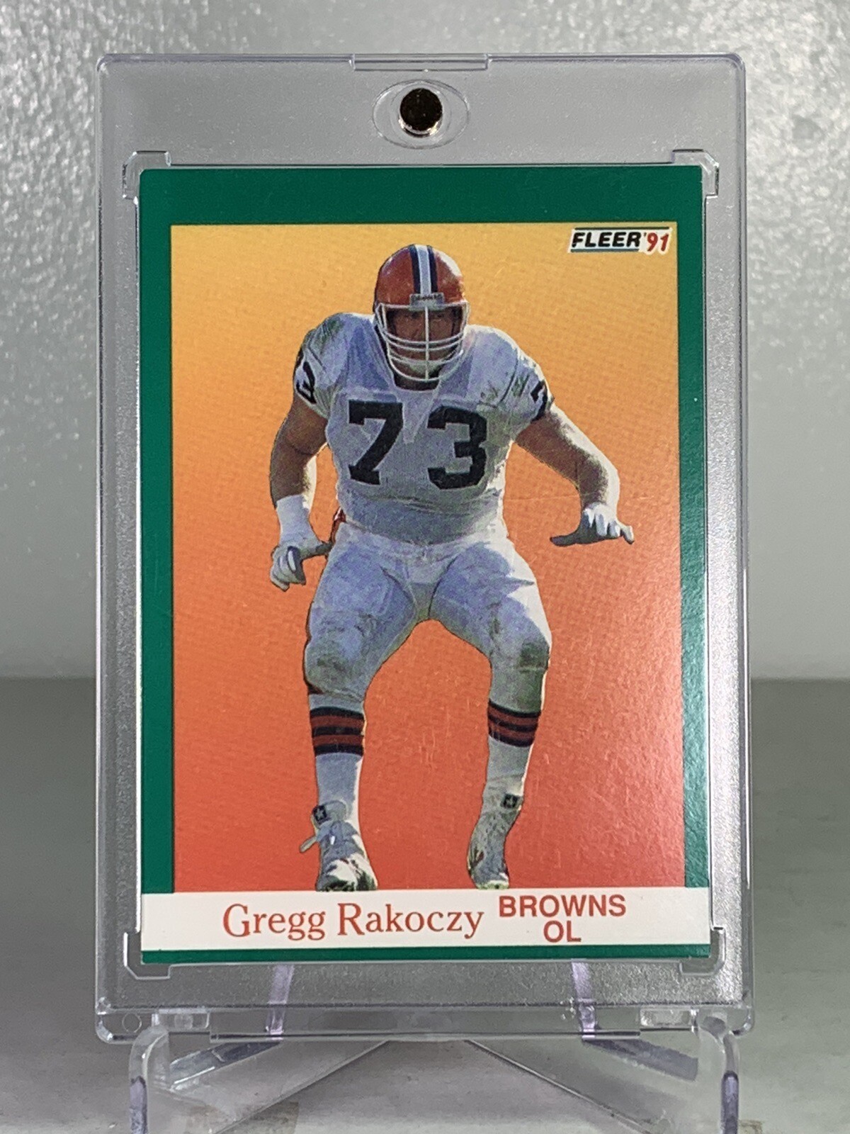 1991 Fleer Gregg Rakoczy #41 Cleveland Browns Football Card | eBay