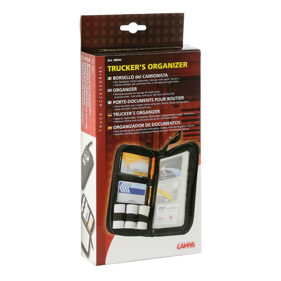 Coach Driver's Digital tachograph holder organiser tacho wallet black ...