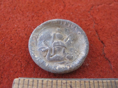 CIVIL WAR CONFEDERATE VIRGINIA COAT SIZE BUTTON DUG FREDERICKSBURG ...