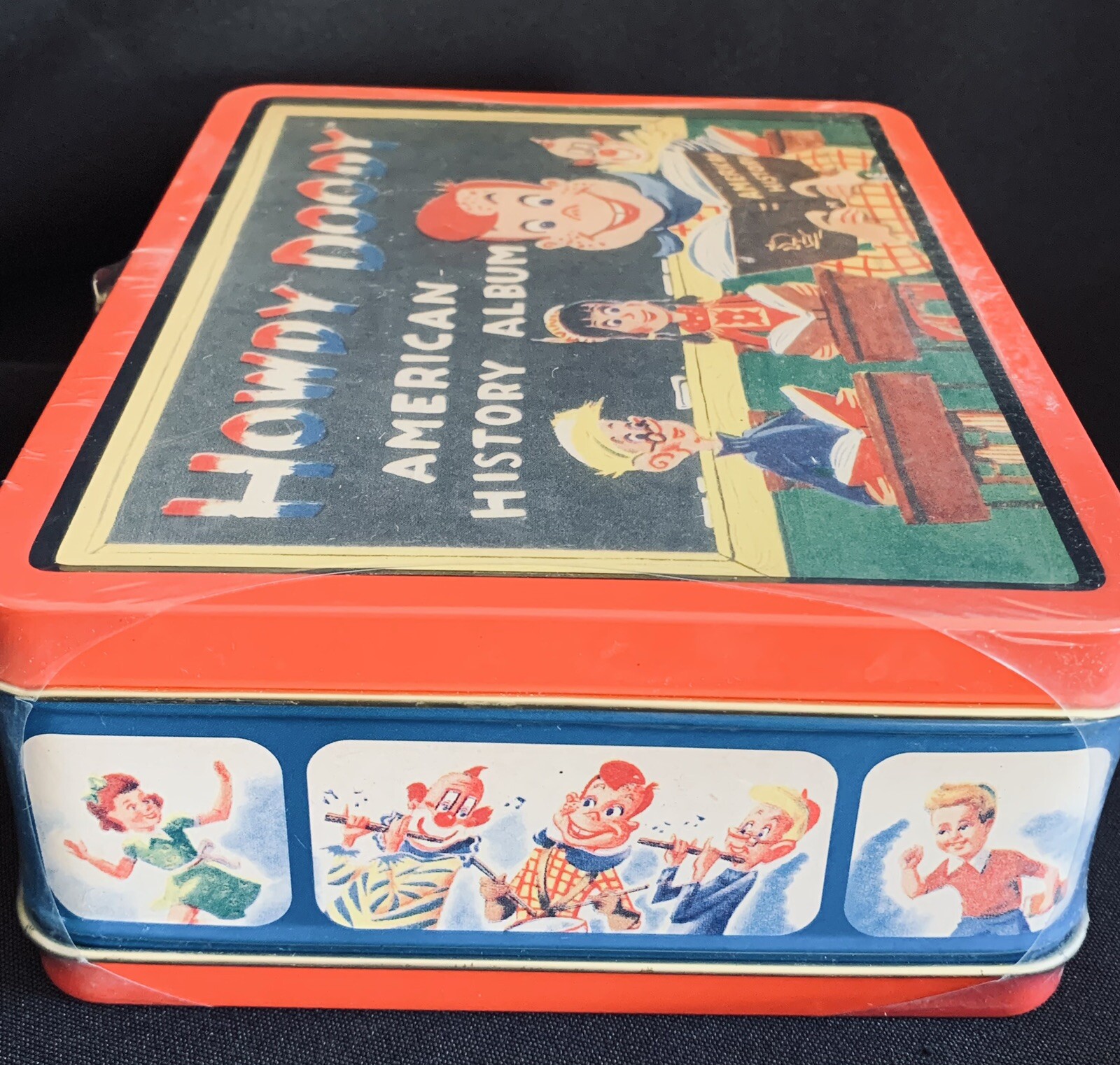 VTG 1998 HOWDY DOODY American History Album Metal Lunchbox SEALED Candy ...