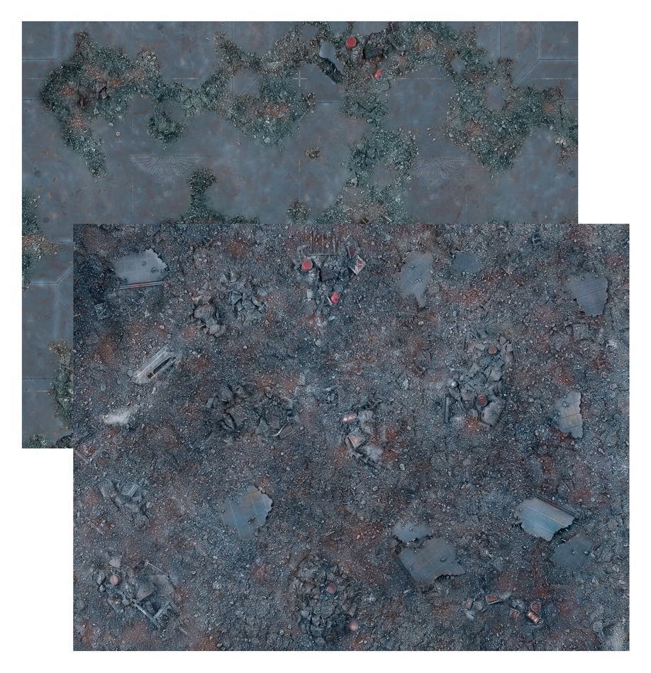 Warhammer 40K Kill Team Hivestorm Killzone Volkus Terrains Set + board ...