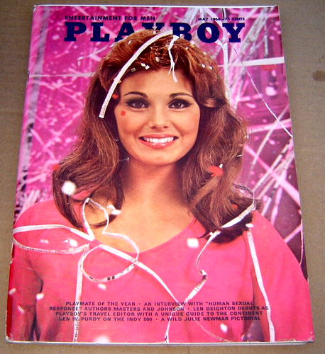 PLAYBOY MAGAZINE MAY 1968, PMOY: ANGELA DORIAN, JULIE NEWMAN PICTIAL ...