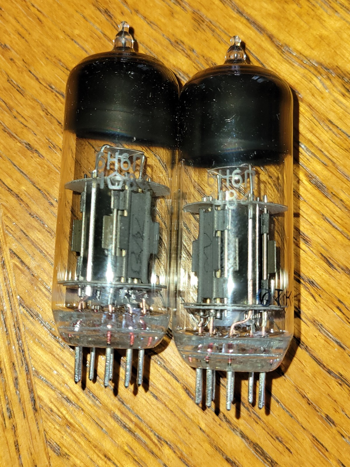 VACUUM TUBES , NOS 6H6P (6N6P) MATCH PAIR , GOLD GRILL | eBay