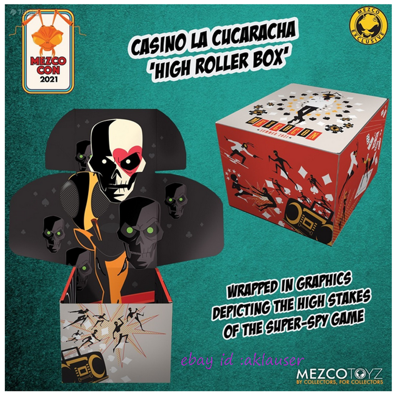 Mezco Toyz 1/12 Secret Agent Gomez Deluxe Edition Action Figure Toy ...