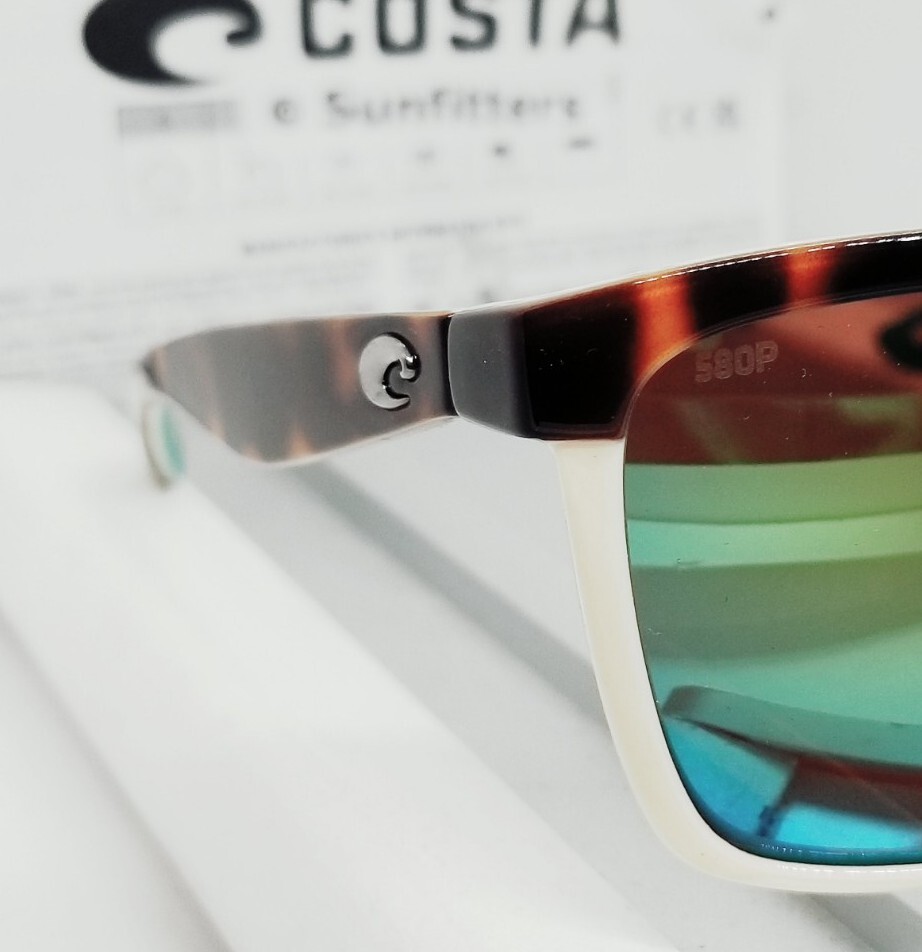 COSTA DEL MAR retro tortoise/green mirror ANAA polarized 580P ...