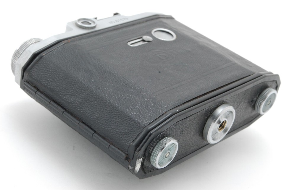 [N MINT] Vintage bellows Zenobia spring camera w/leather case All ...