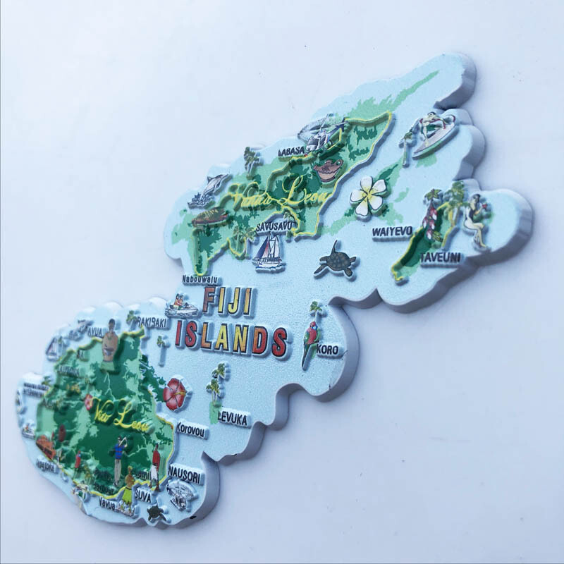 South Pacific Fiji Map Refrigerator Magnets | eBay