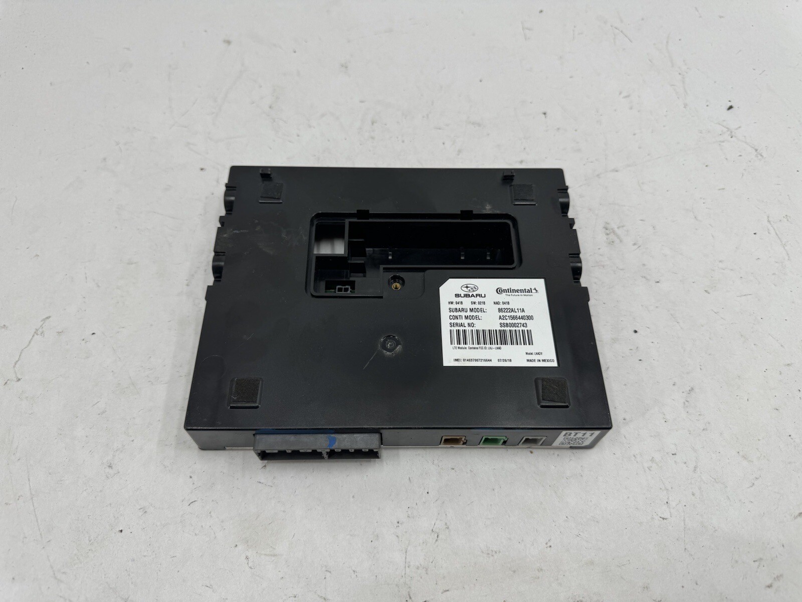 2019 Subaru Legacy Outback Telematics Communication Control 86222AL11A ...