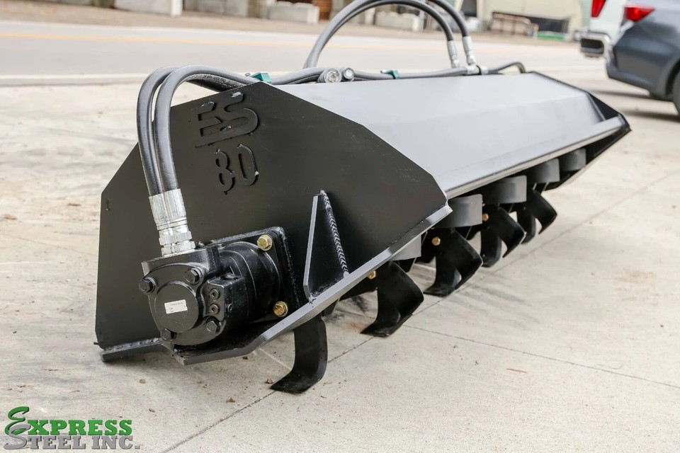 80" Quick Attach Bar Tiller SKID STEER UNIVERSAL MFG IN USA WARRANTY WE ...