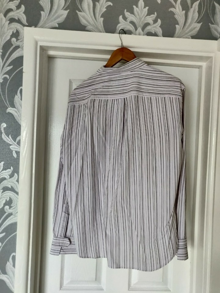 French Connection striped long sleeved cotton shirt size XL | eBay UK