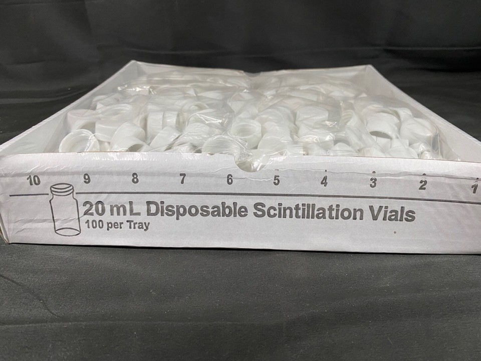 LABORATORY 20mL Scintillation Vial Caps Foil Lined 22-400 Thread (500 ...