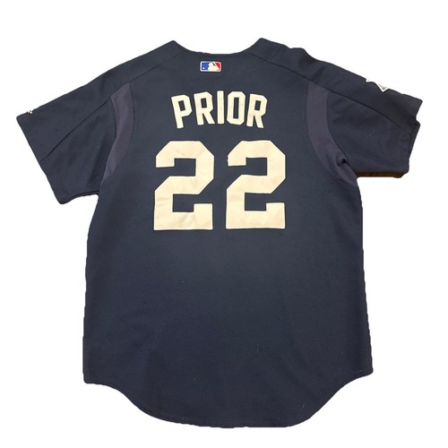 Chicago Cubs Mark Prior Jersey Large Blue Majestic Vintage | eBay