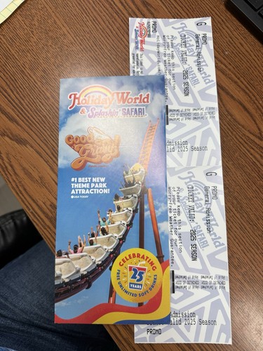 *2 Tickets* Holiday World Splashin Safari 2025 **Free Shipping** | eBay