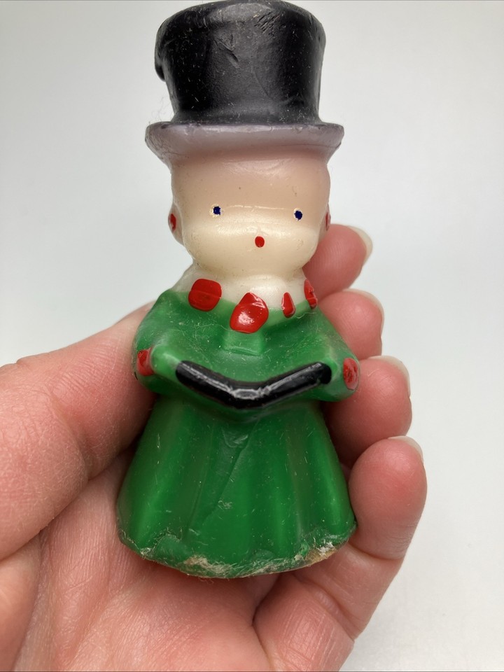 Vintage Christmas The Carollers Gurley Novelty Candles in Original Box ...