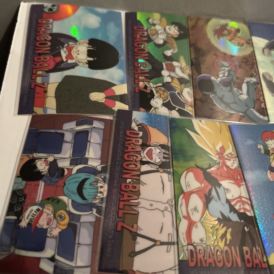 Huge Lot 44 Vintage DBZ Dragon Ball Z Cards Bird 2000 Refractor 2002 ...