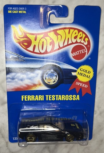 Match box Ferrari Testarossa #35 Gold Hot Wheels Gold Medal Speed 1991 ...