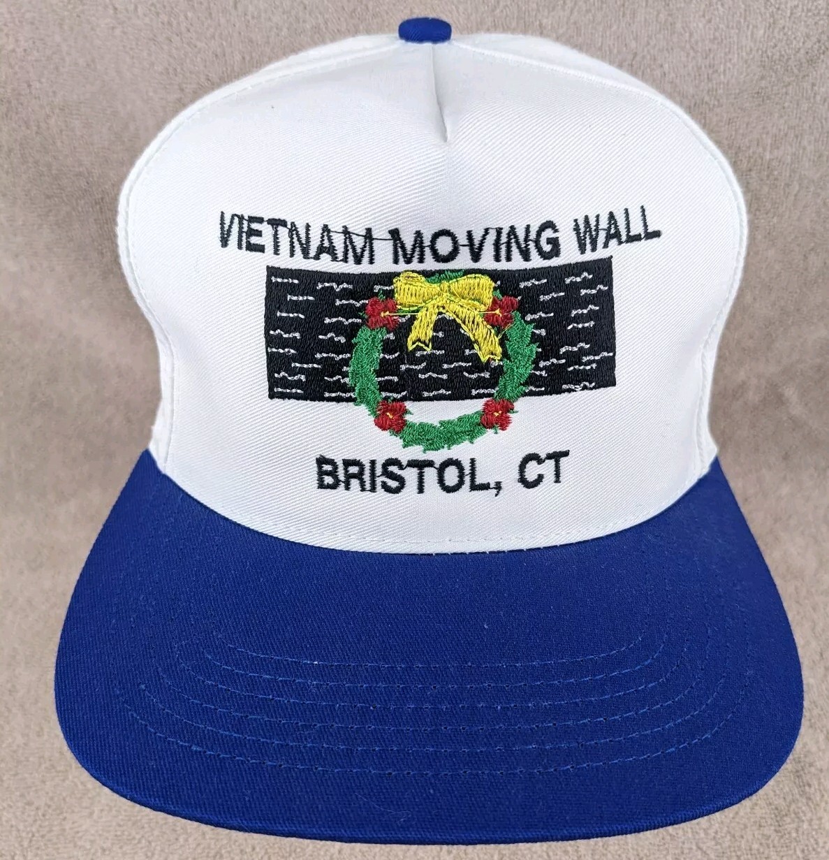 Vintage Vietnam Moving Wall Connecticut Hat Snapback … - Gem