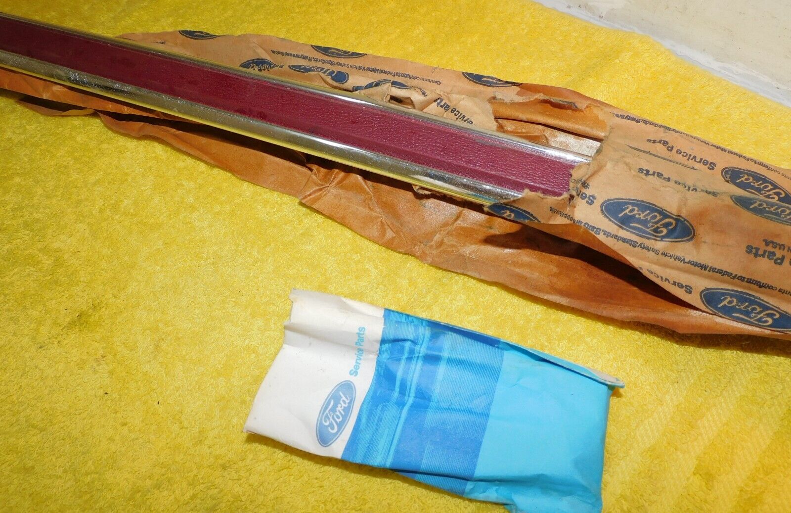 1978 1979 1980 Lincoln Versailles NOS RED LH FRONT FENDER OUTSIDE UPPER ...