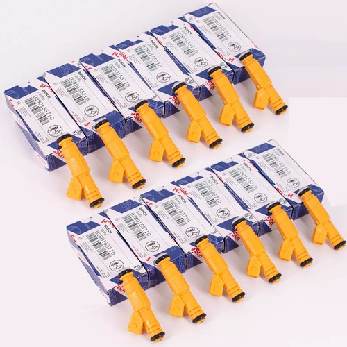 OEM Bosch Fuel Injectors Set (12) 0280155710 for Ford Lincoln Mercury 4 ...