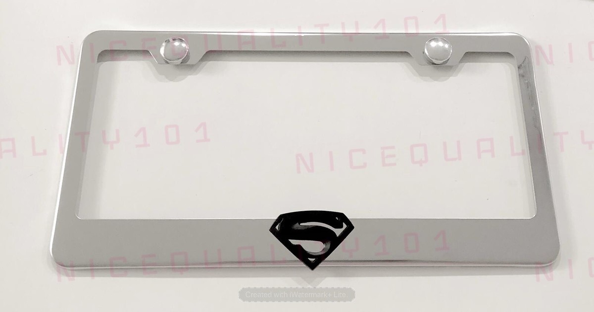 Superman License Plate Frame Victoria Kenteken 5uper Stockfoto En Meer