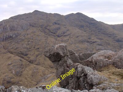 Photo 12x8 Curious rock at the top of Carn Mor Mu00e0m na Cloich ...
