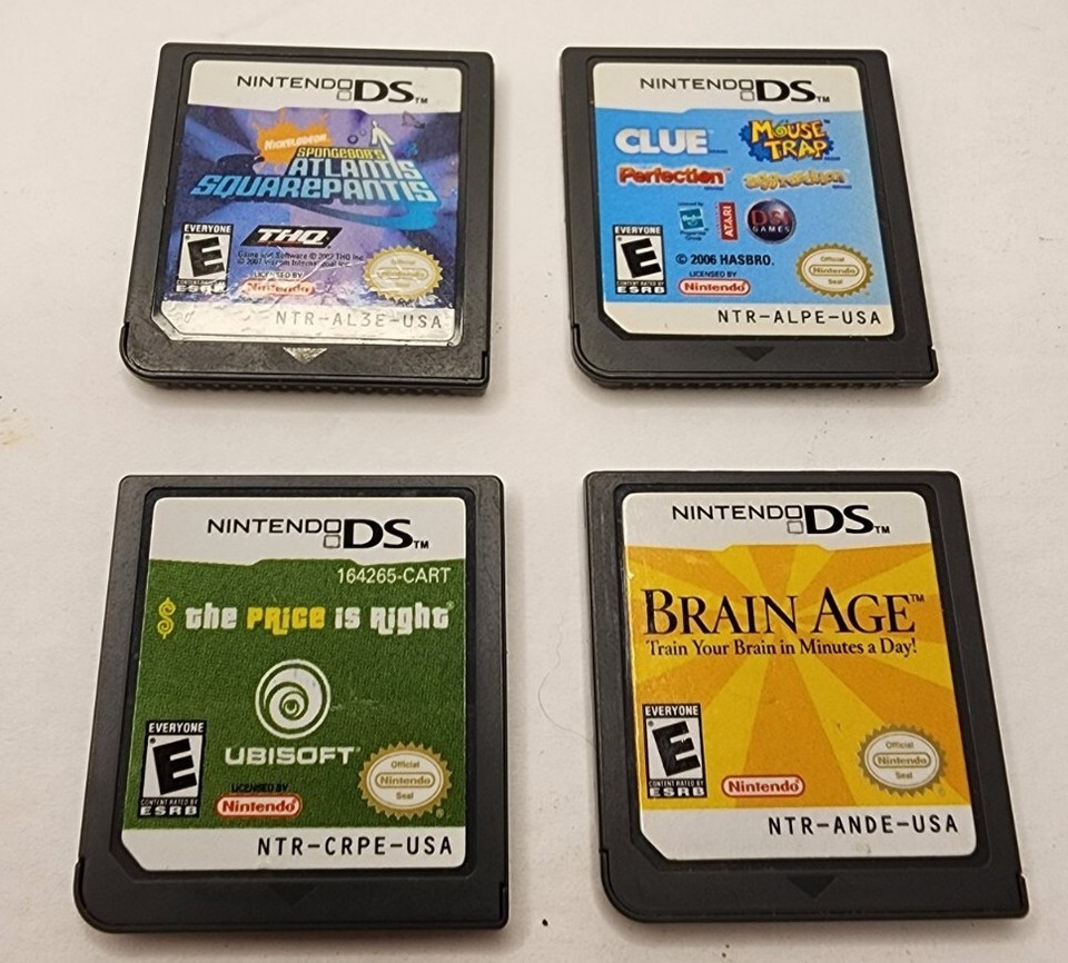 Lot Of 10 Nintendo DS Games- Nickelodeon, Disney, Price is Right, Clue ...