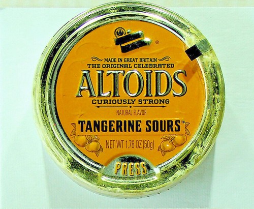 Altoids Tangerine Sours - Sealed, Full Tin - From Great Britain - Pre ...