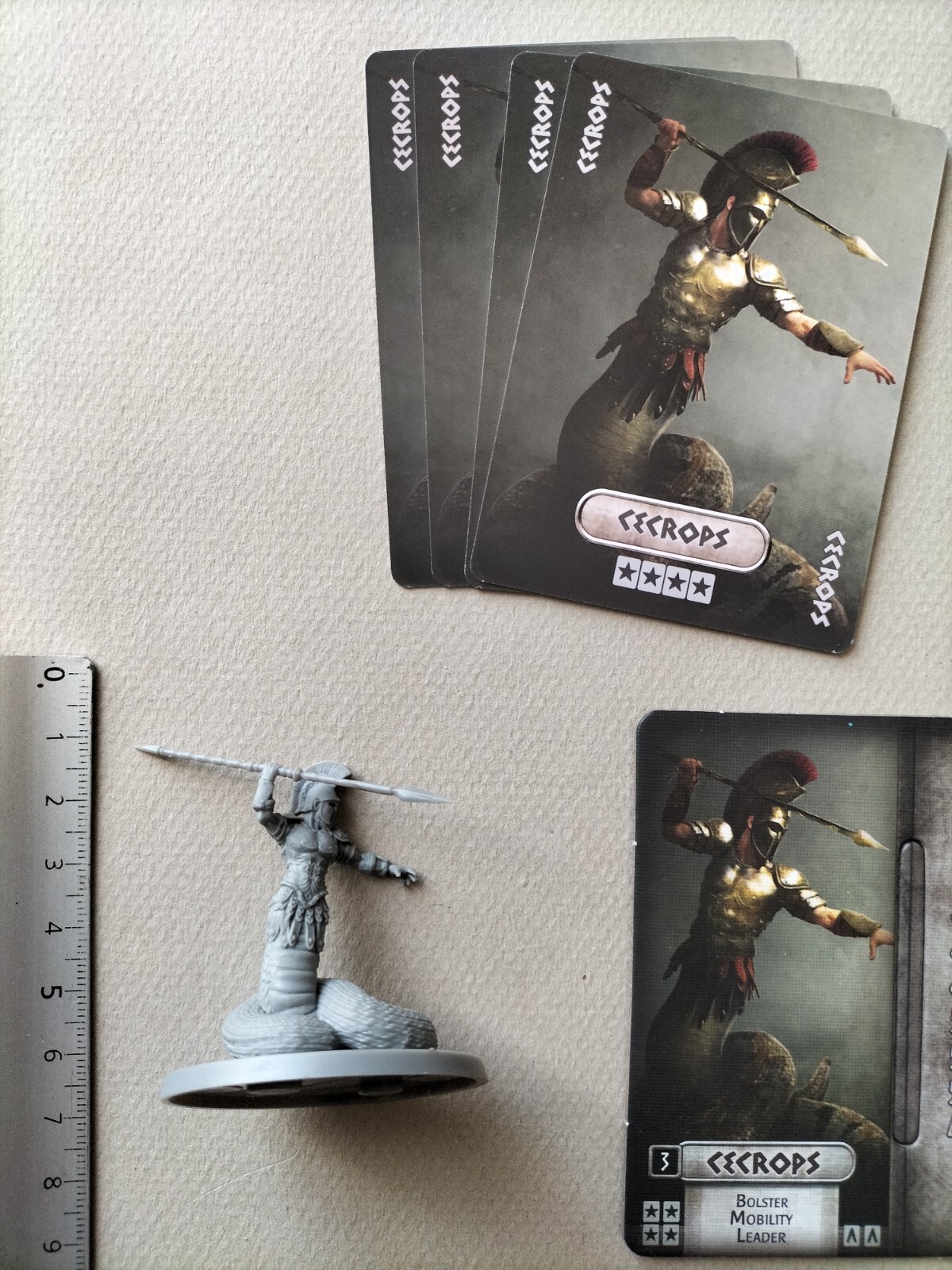 CECROPS MINIATURE+CARDS+DASHBOARD/MYTHIC BATTLES PANTHEON 1.5 /G394 | eBay