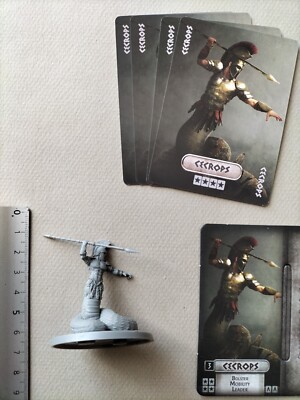 CECROPS MINIATURE+CARDS+DASHBOARD/MYTHIC BATTLES PANTHEON 1.5 /G394 | eBay