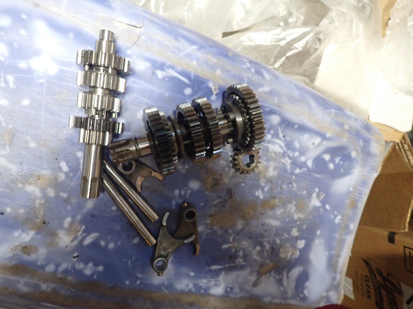 Kawasaki 1999 KX60 KX 60 transmission gear box shift forks | eBay