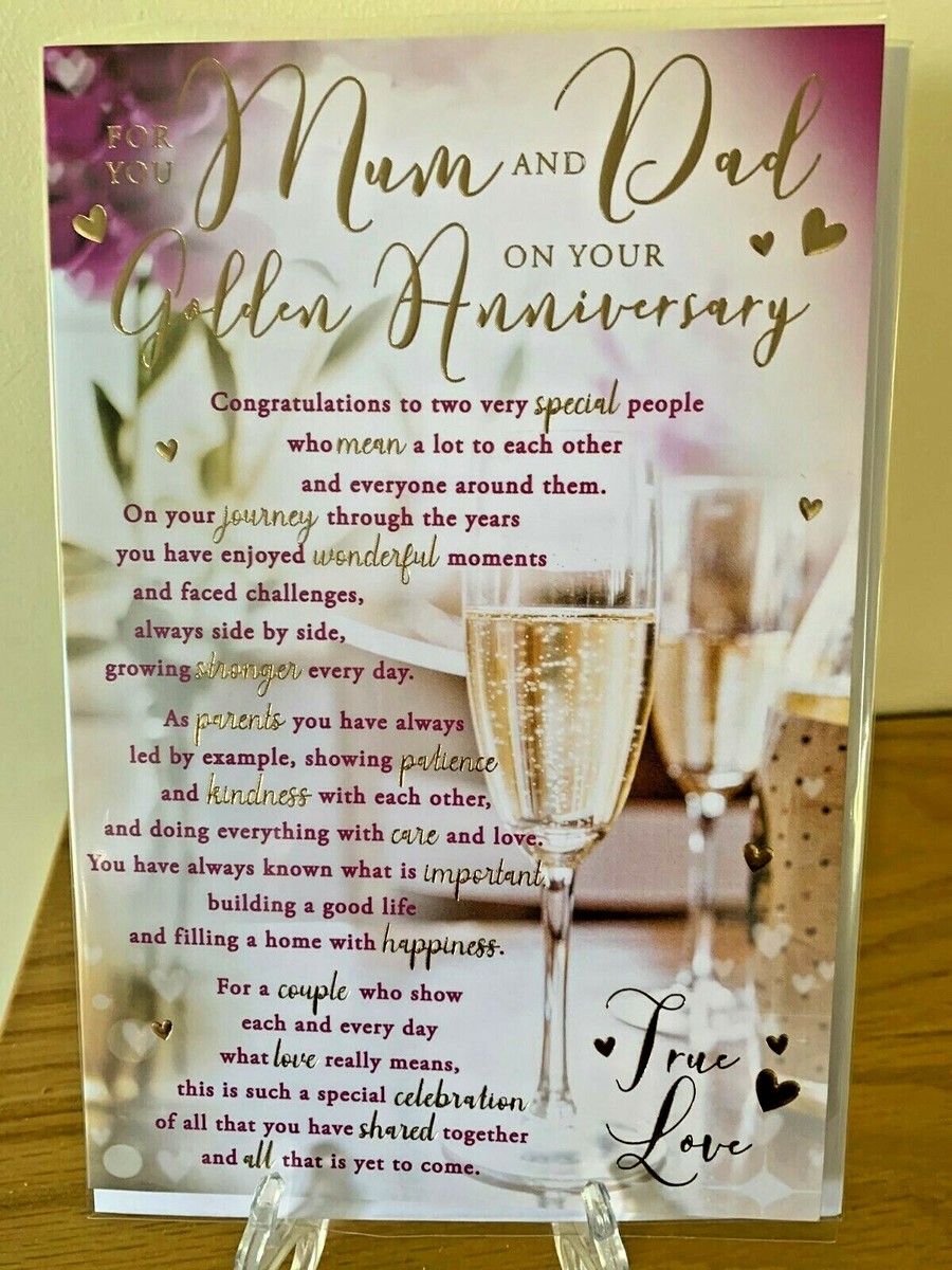 50th Wedding Anniversary Program Samples 50th Anniversary Invitation,